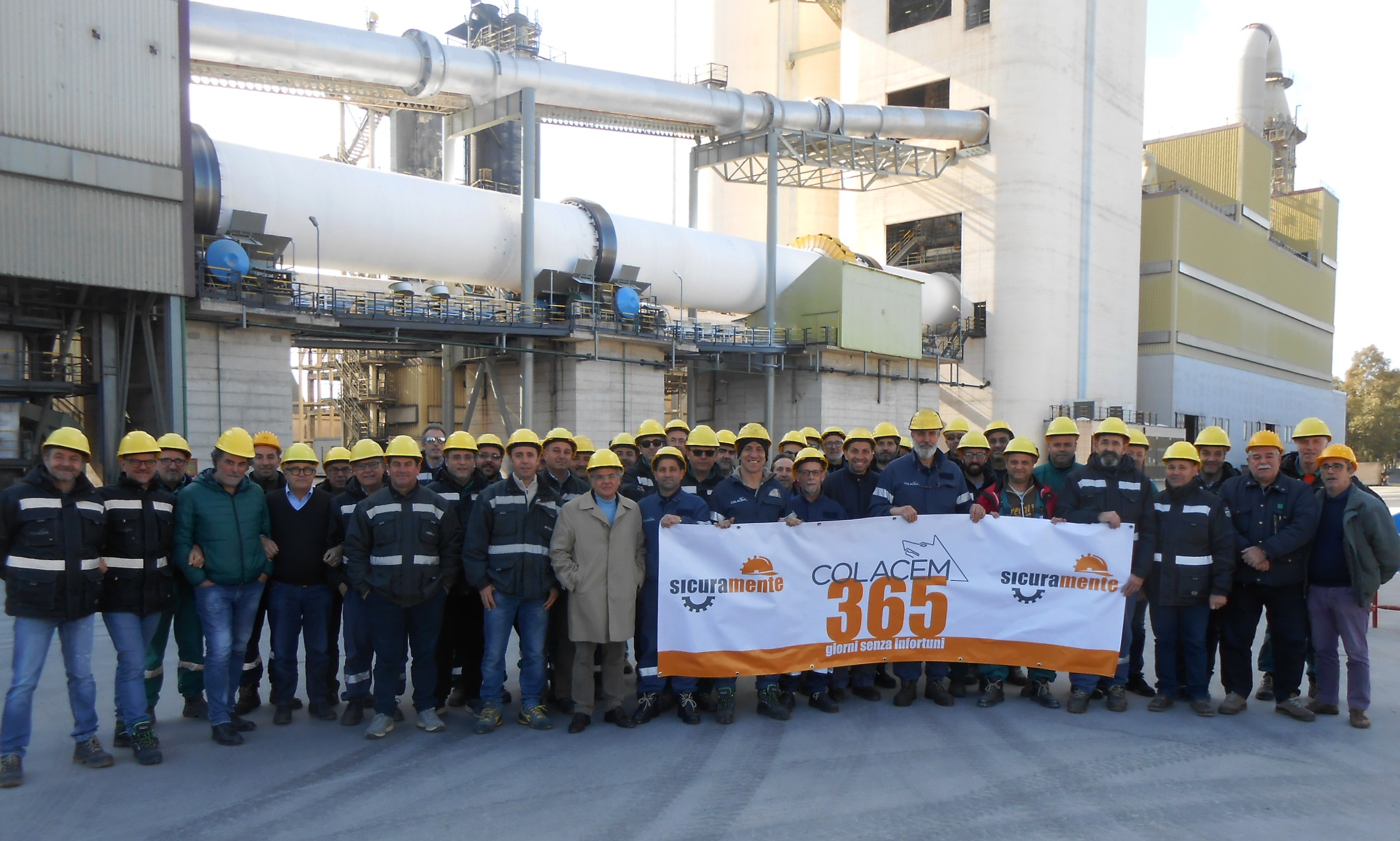 Colacem Galatina, 365 giorni senza infortuni - Colacem