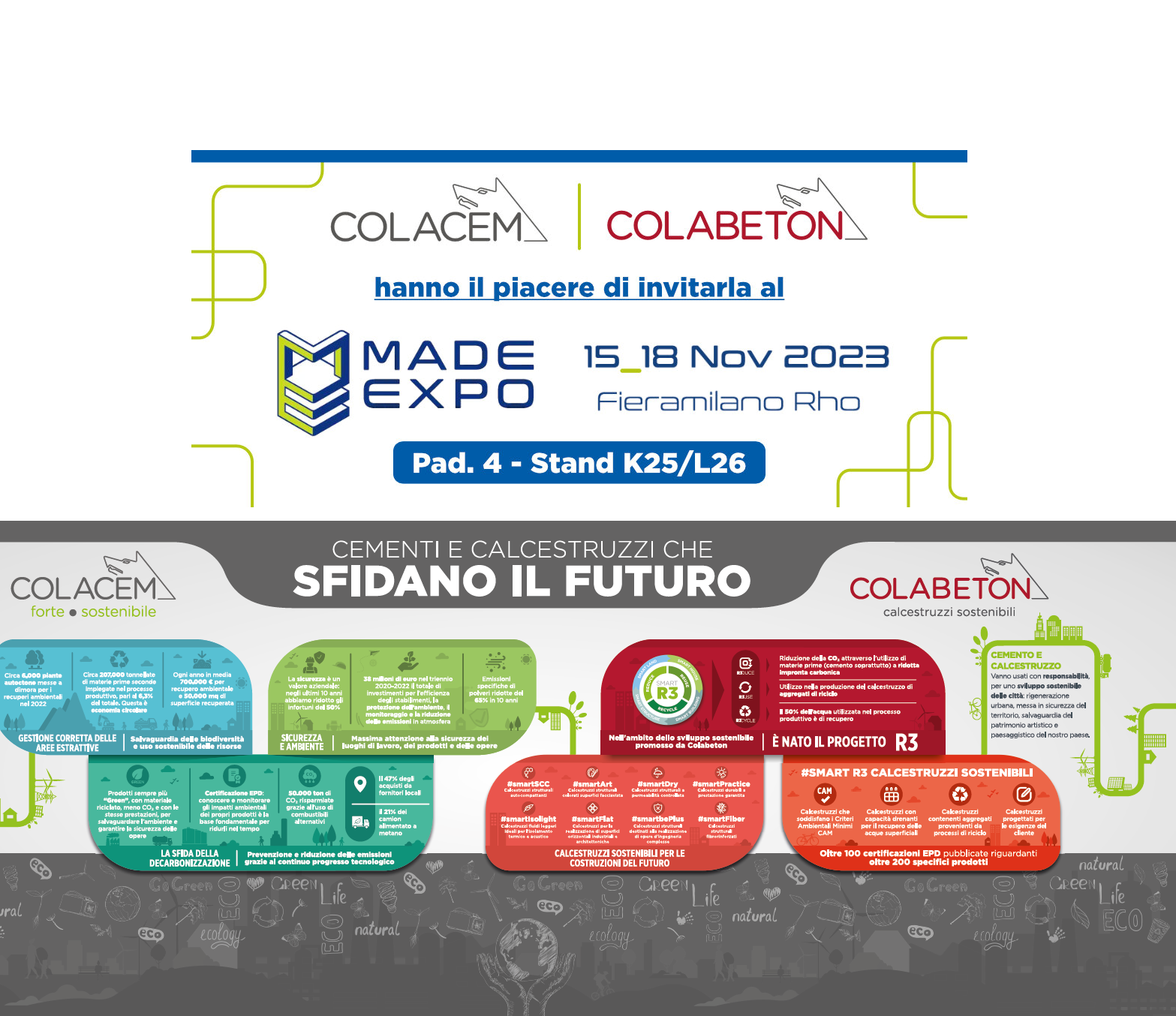 Colacem e Colabeton saranno presenti al Made Expo 2023 - Colacem