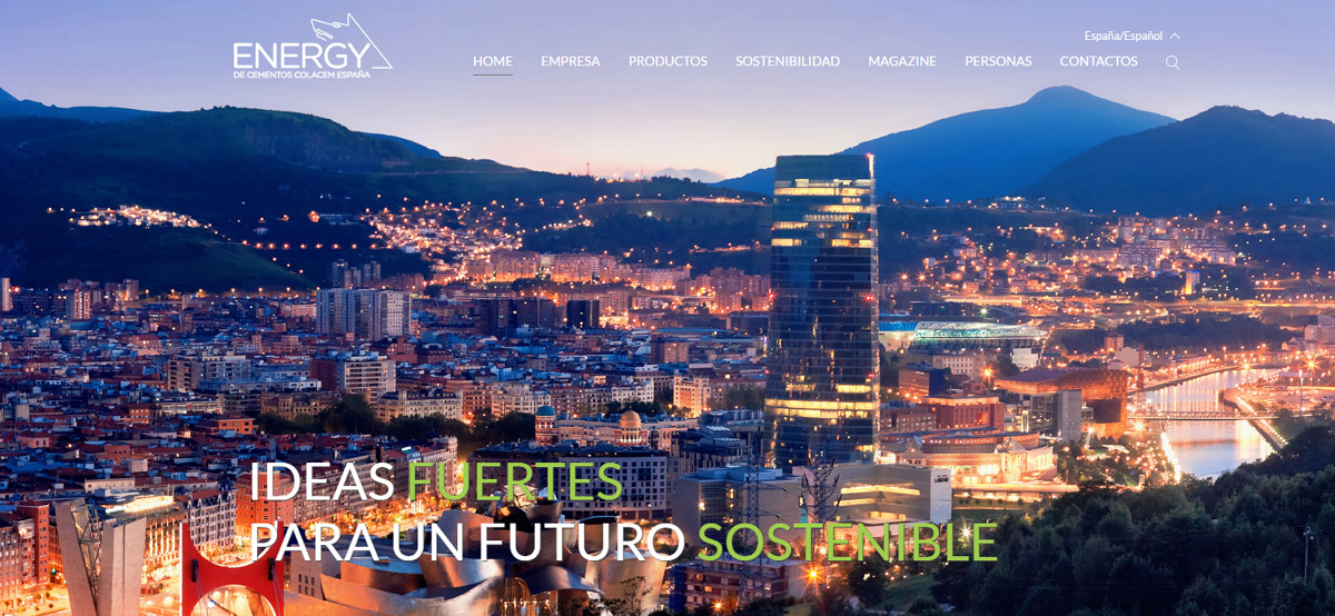 Online il nuovo sito web di Cementos Colacem España - Colacem