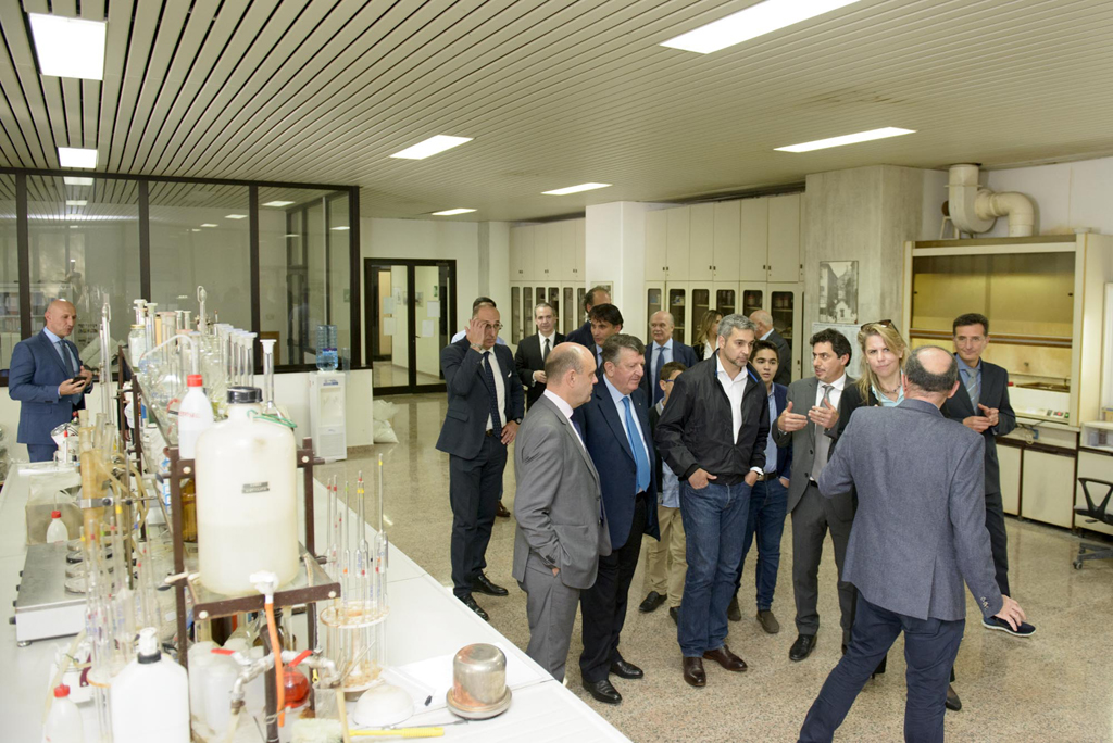 The President of Paraguay on a private visit to Colacem - Colacem